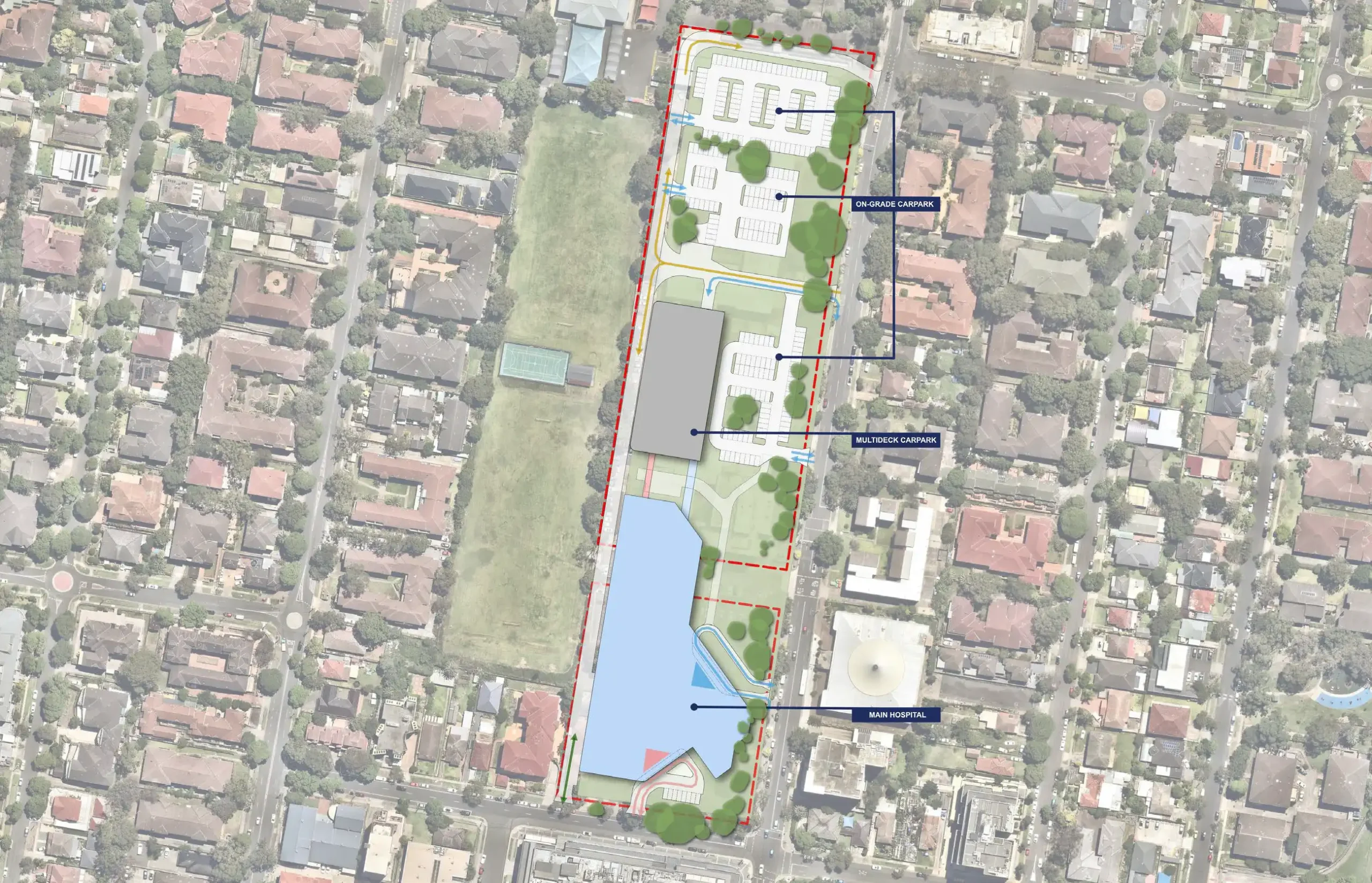 First look at proposed Bankstown Hospital on former TAFE site